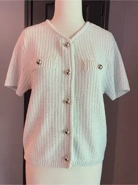 French Connection | Sweaters | French Connection Off White Shortsleeve ...